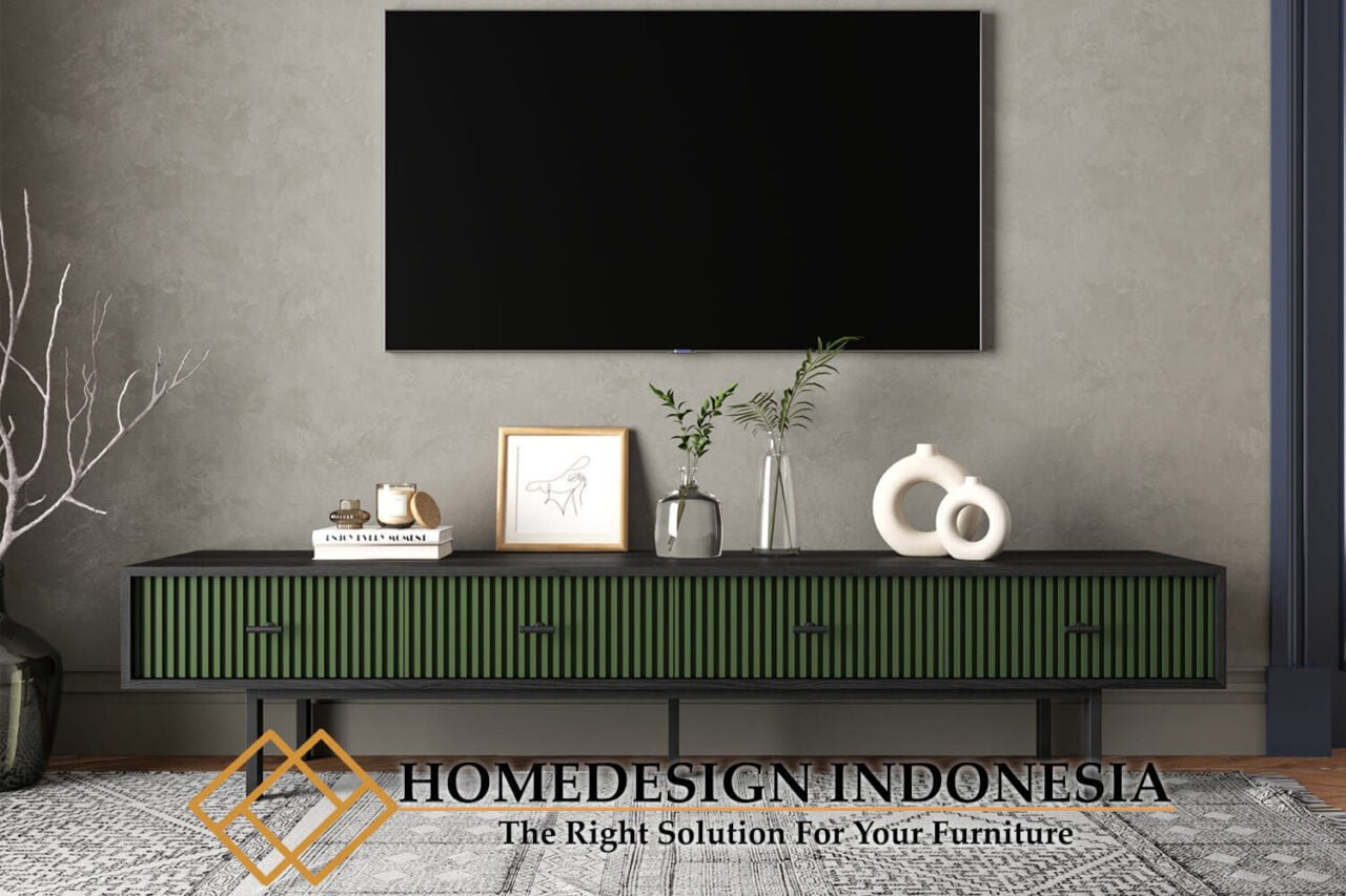 Meja TV Minimalis Vintage Luxury Line Model HD-0374