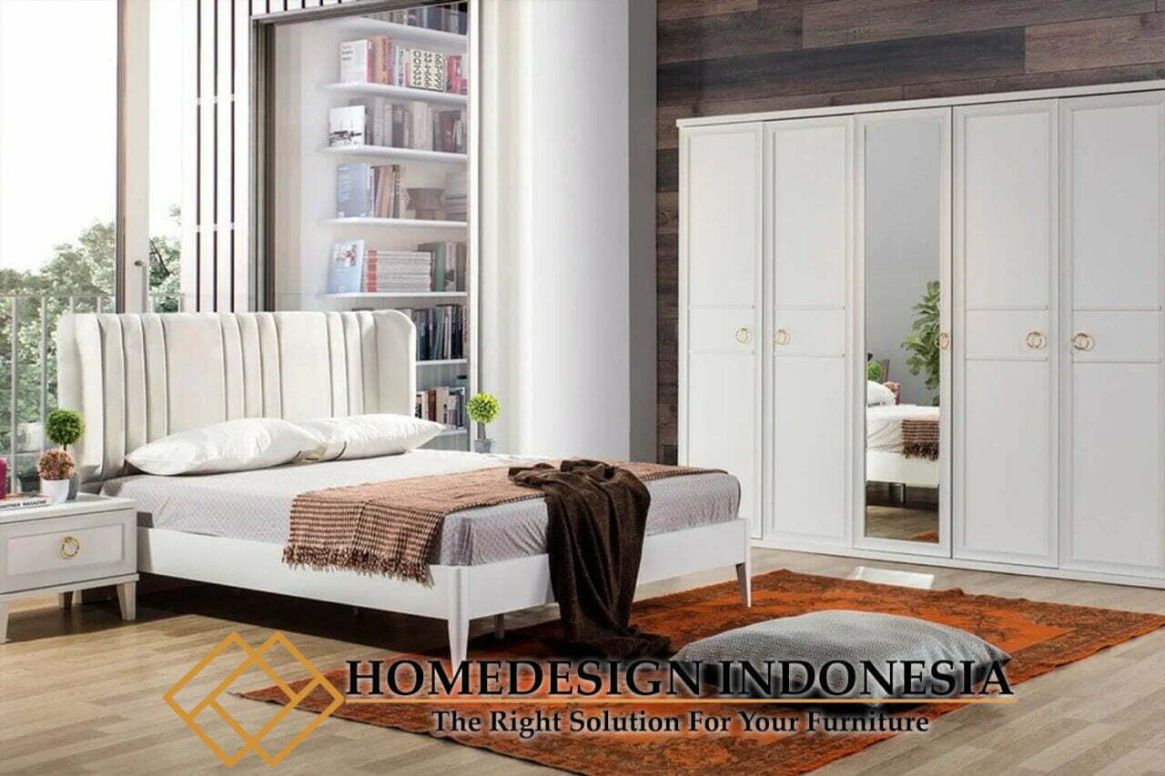 Kamar Set Minimalis Modern Putih Duco Luxury HD-0525