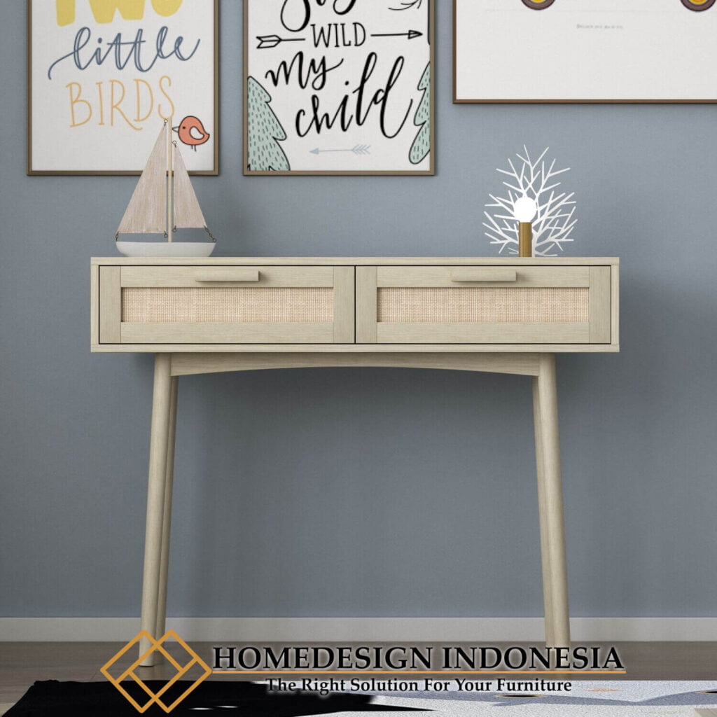 Meja Konsol Minimalis Klasik Retro Design Rustic HD-0619