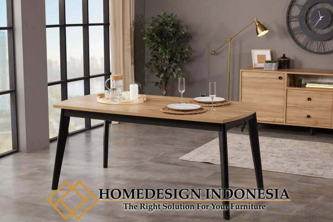 Meja Makan Minimalis Modern Simple Futuristic Desain HD-0514