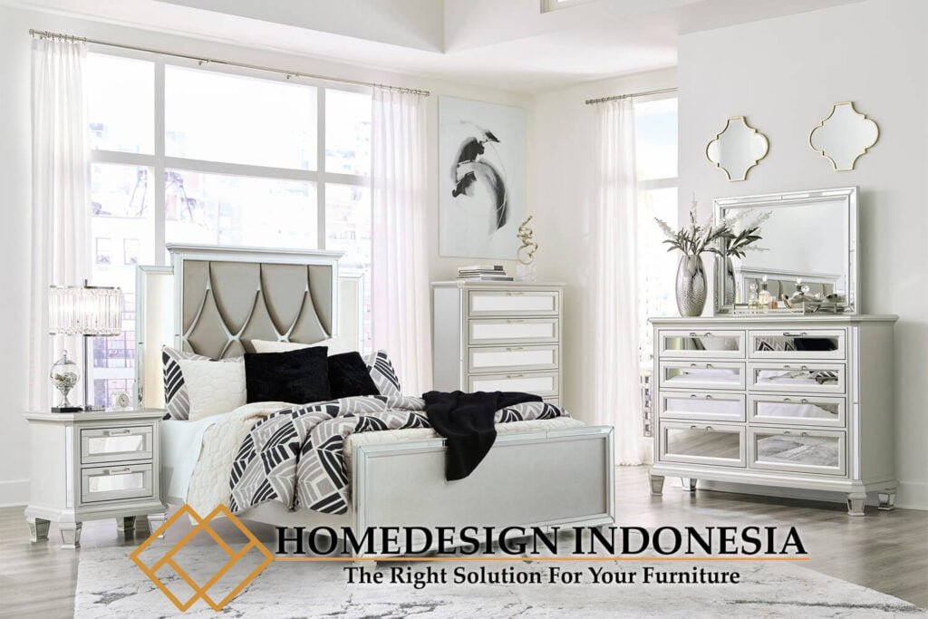 Set Tempat Tidur Minimalis Terbaru High Class Design Hd 0560