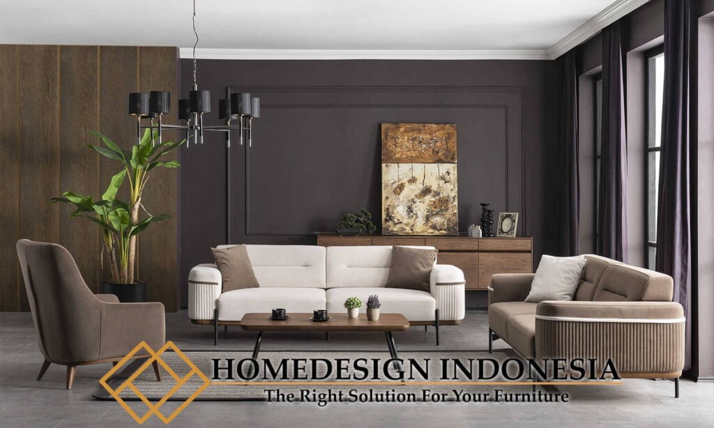Sofa Ruang Tamu Minimalis Mewah Simple Luxury HD-0638