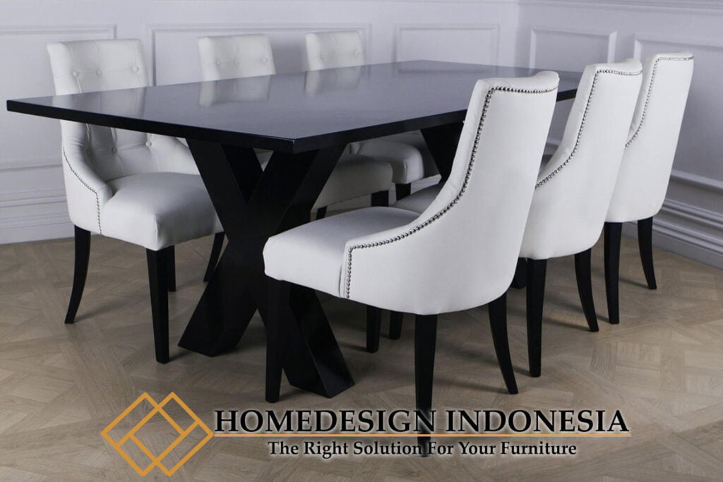 Set Meja Makan Minimalis Modern Simple Style HD-0697