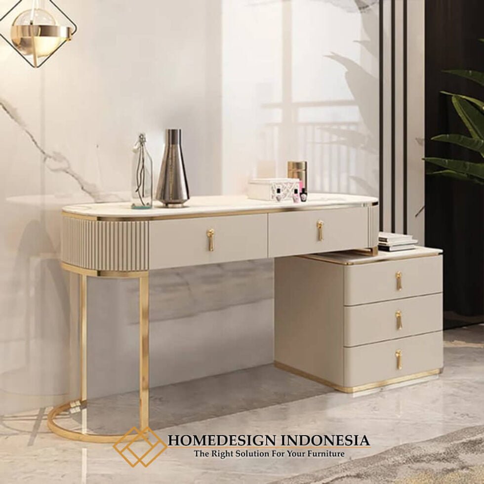 Desain Meja Rias Minimalis Mewah Luxury Modern Type 0842
