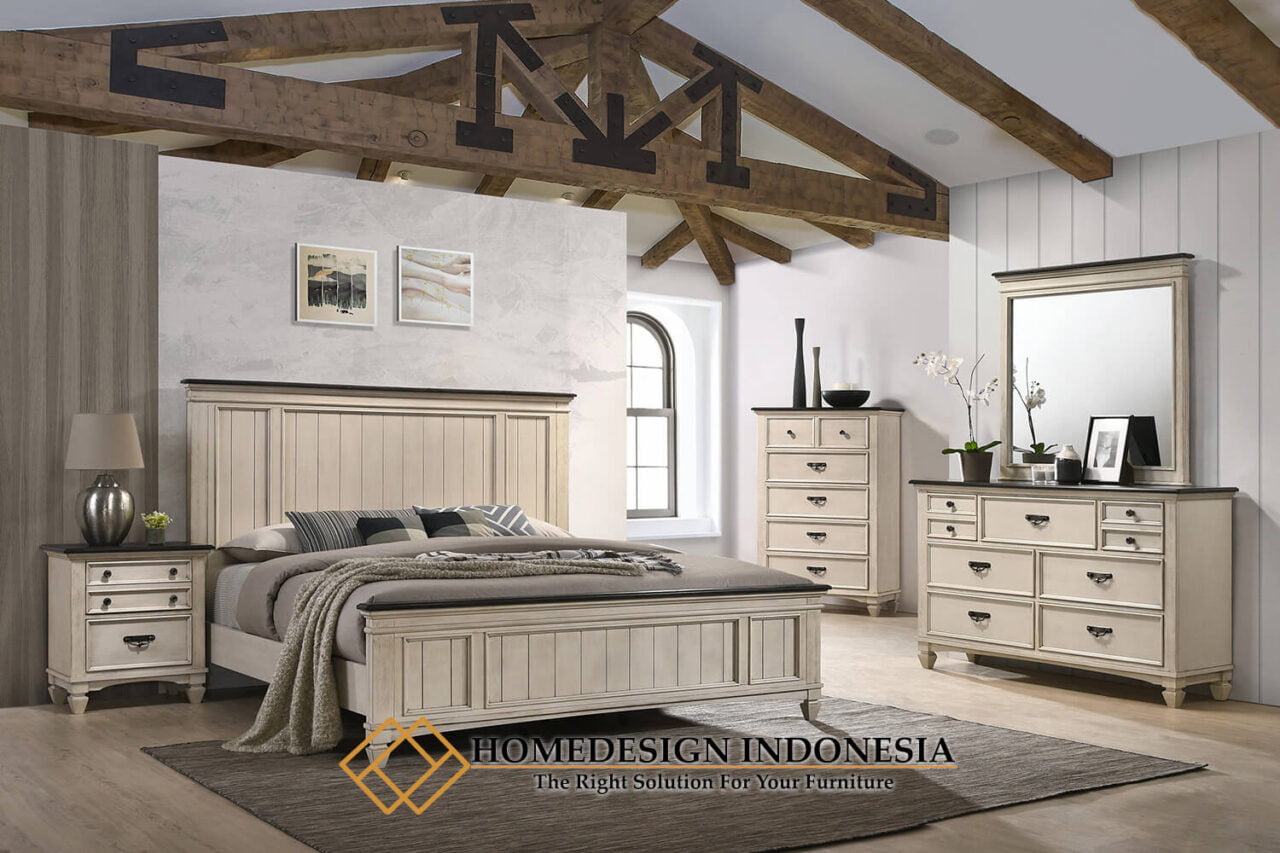 Desain Tempat Tidur Minimalis Klasik French Style HD-0820
