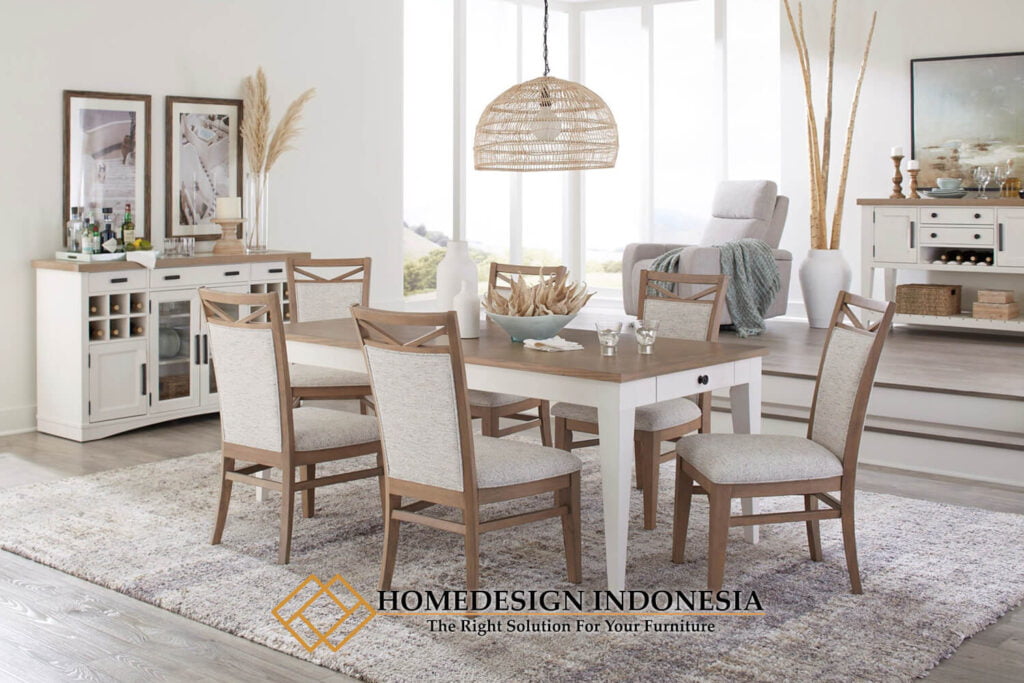 Meja Makan Minimalis Retro Klasik Vintage Style HD-0924