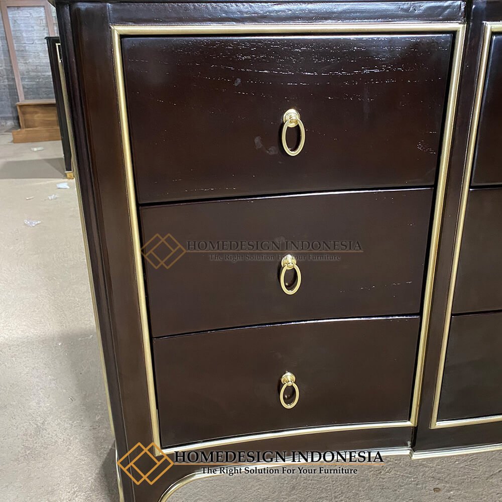 Meja Drawer Minimalis Elegent High Luxury Style HD-32