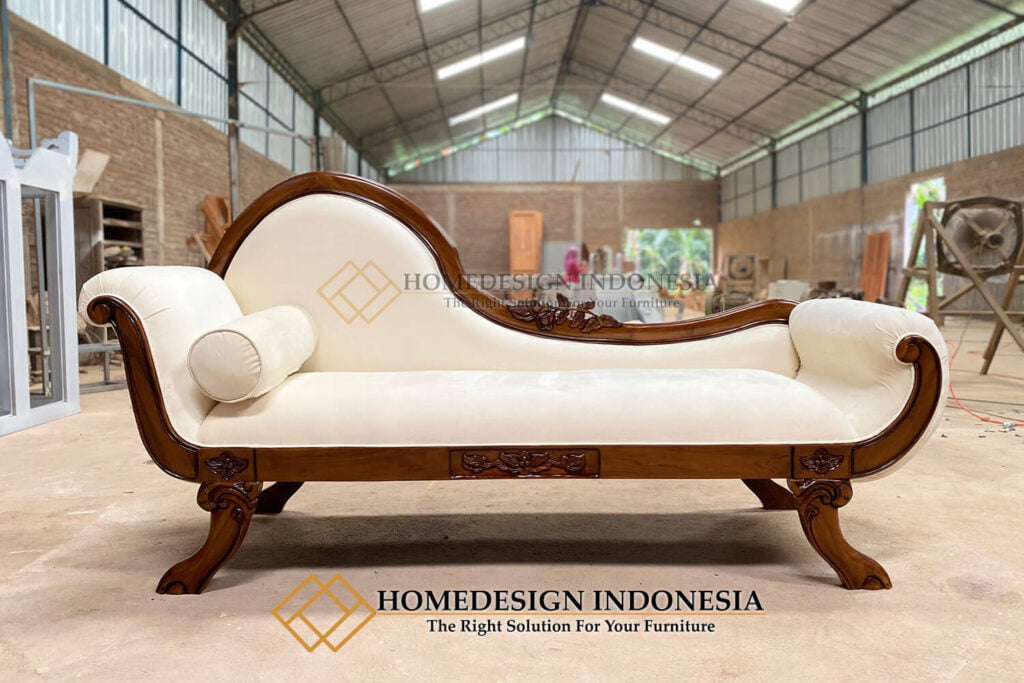 Sofa Santai Mewah Jati Klasik Cleoprata Majestic Style HD-85