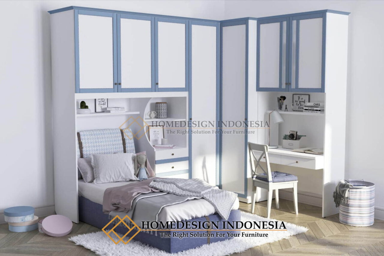 Set Tempat Tidur Anak Modern Minimalis Full Design HD-158