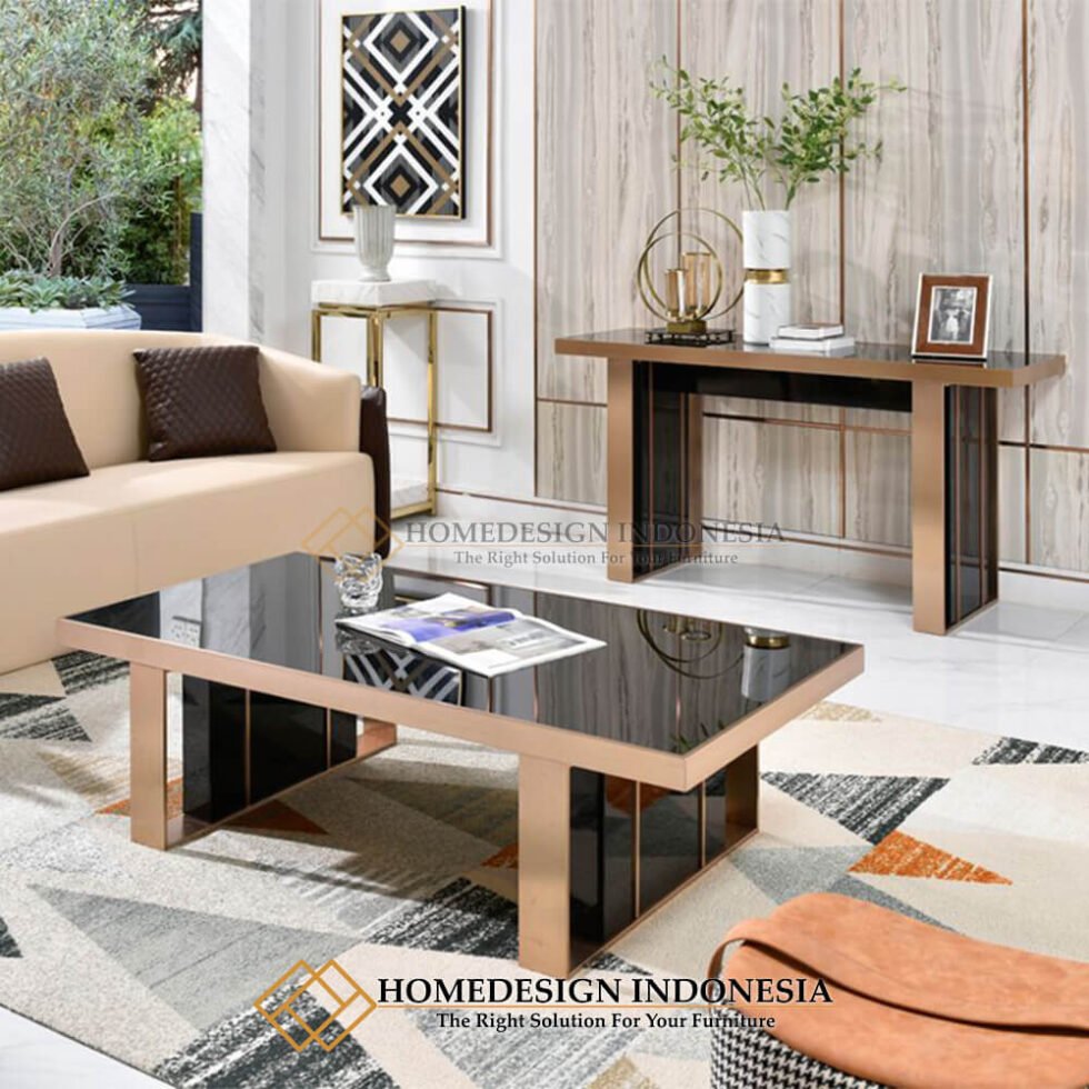 Meja Tamu Minimalis Modern Simple Elegant Interior HD-1388