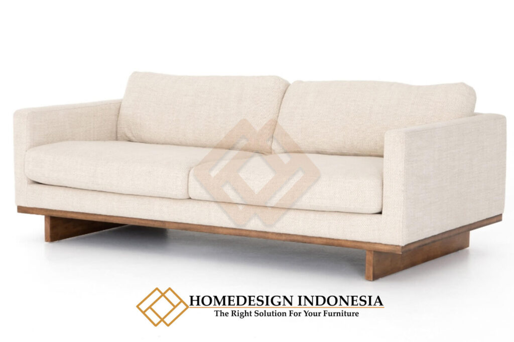 Sofa Ruang Tamu Minimalis Terbaru Rangka Kayu Jati HD-1452